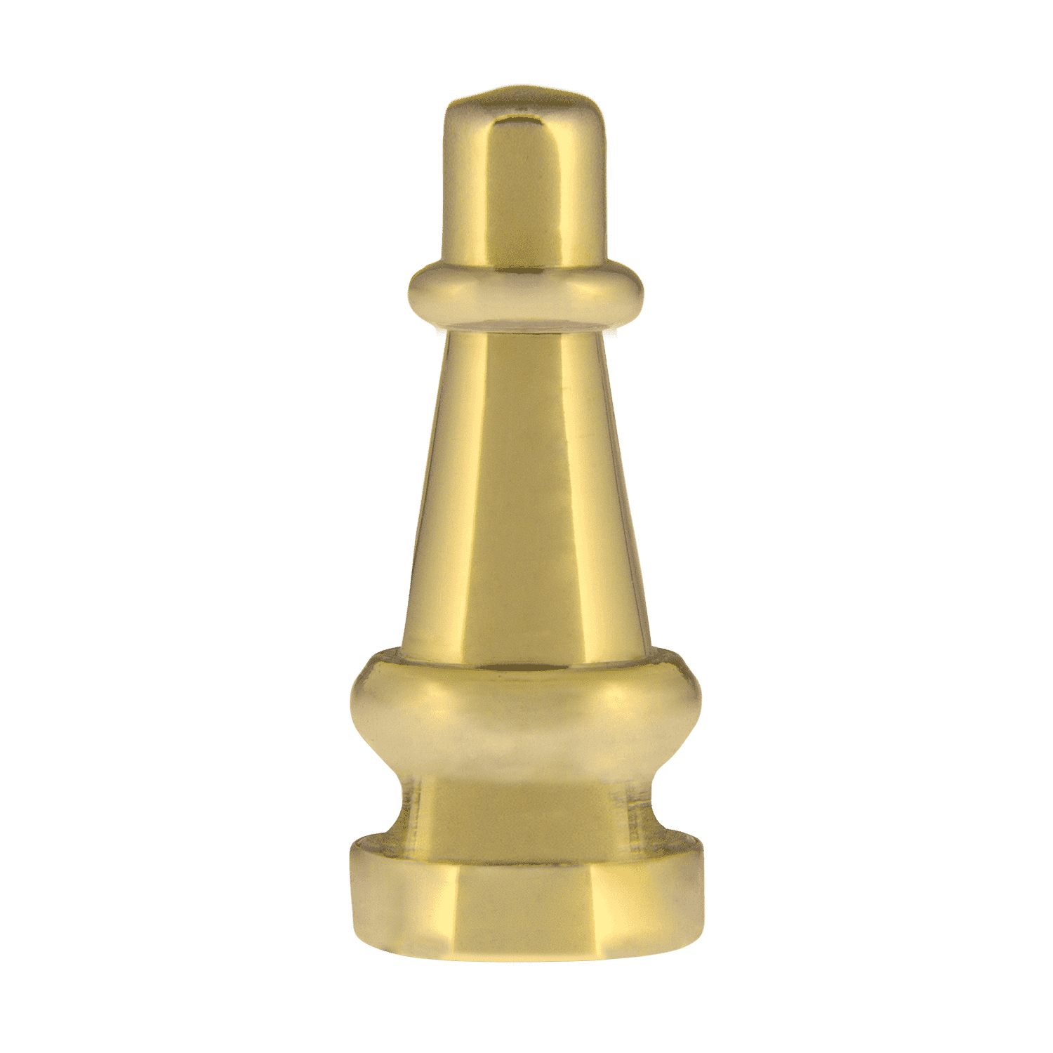 3.3mm Steeple Finial in Polished Brass – Nostalgic Warehouse